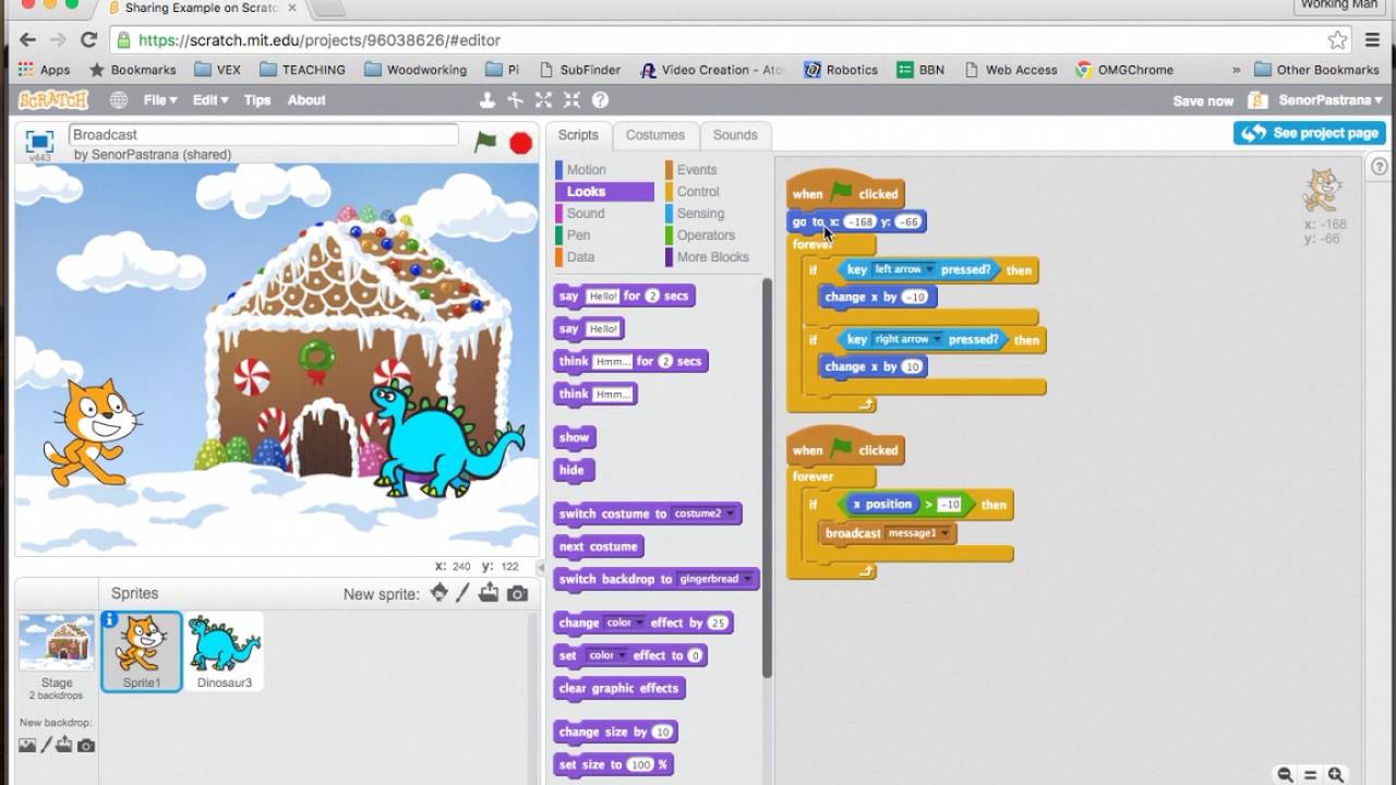 Scratch Programming - The Broadcast Command