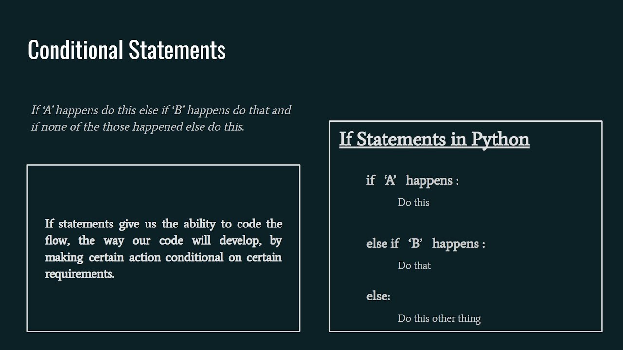 python data basics class 2 part 2 conditional statement with logic in python