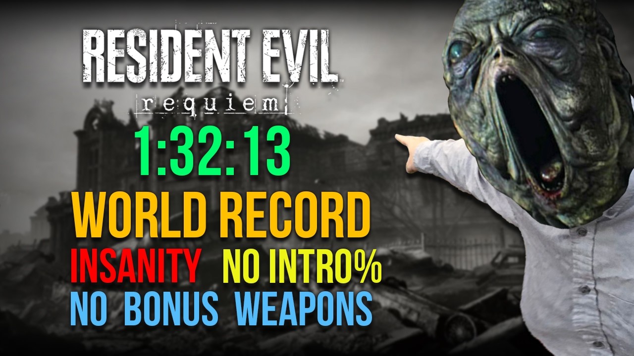 RE9 INSANITY SPEEDRUN in 1:32:13 (World Record)