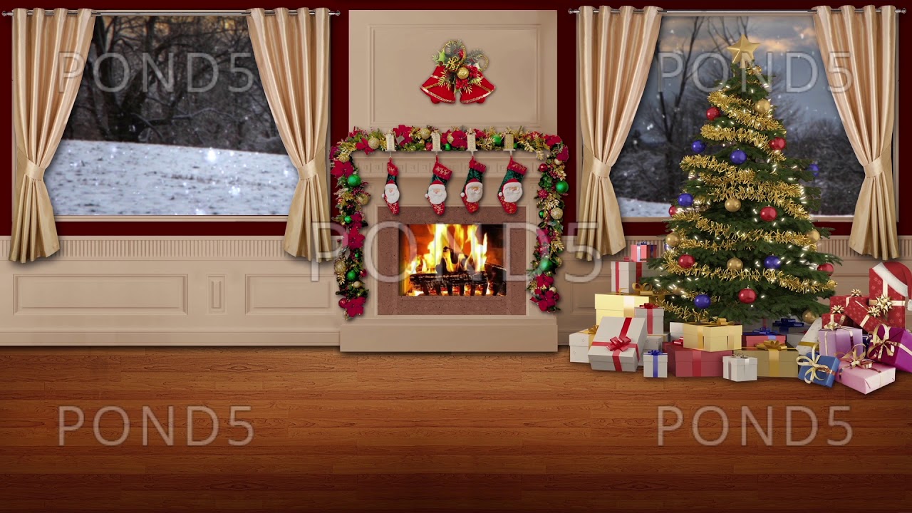 Christmas 05- Virtual Green Screen Background Loop