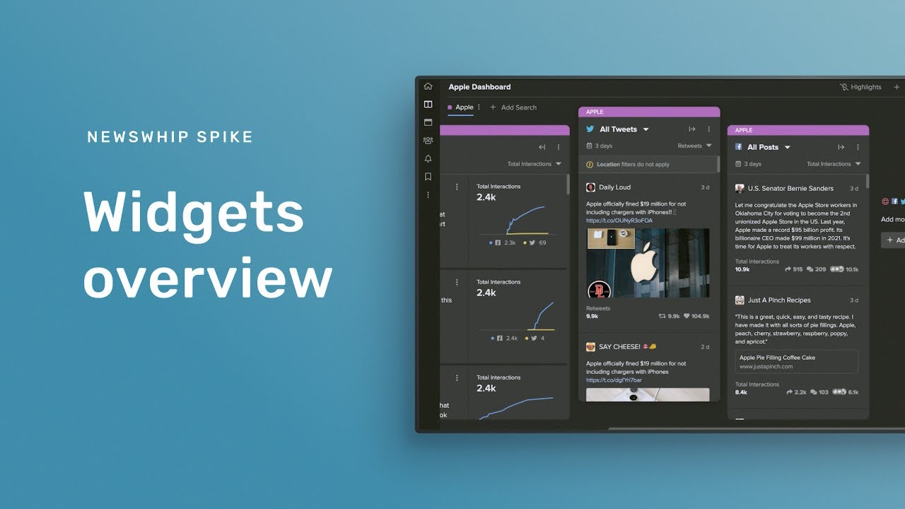 4 . Widgets overview