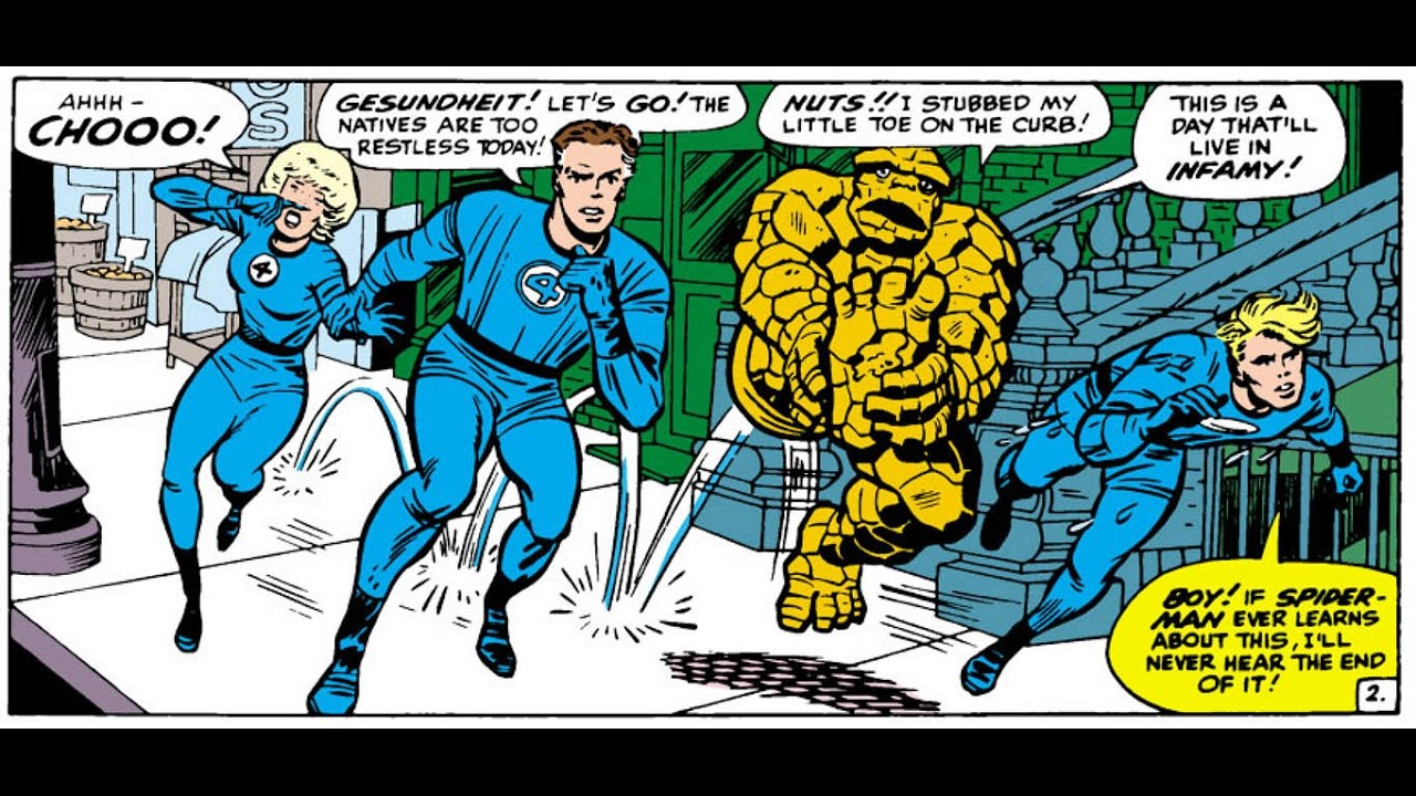 Fantastic Four #29 (Jack Kirby art) 1964 Chic Stone inks.