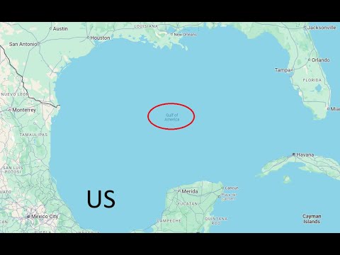 How Google Maps Labels The Gulf Of Mexico Gulf of America In The US, UK & Mexico