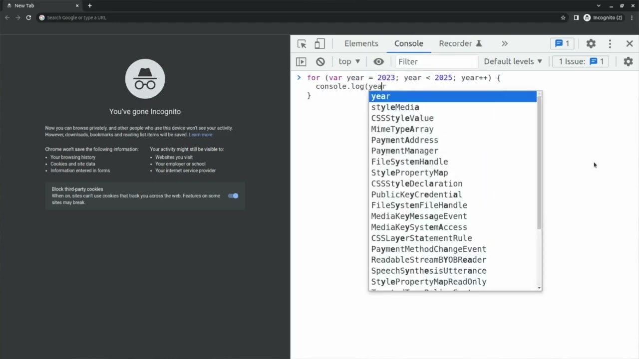 Programming with JavaScript: Nested loops