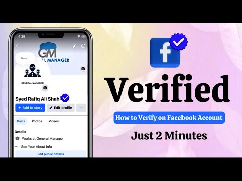 How to Verify Facebook Account or Page with Blue Badge on Facebook Profile or Page 2024