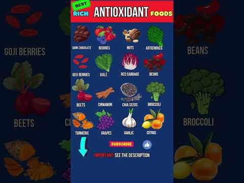 Best Antioxidant Rich Foods | Anti Inflammatory Diet | Foods High In Antioxidants | Natural Remedies