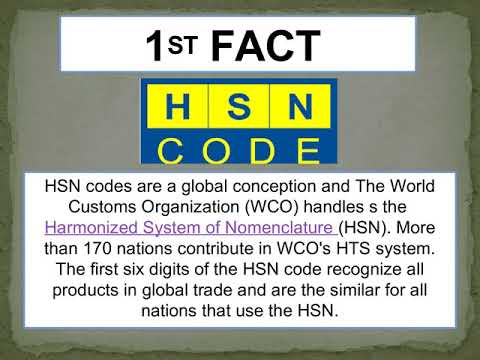 Know details about HSN Classification Code