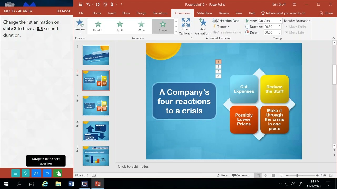 PowerPoint 2019 Skill Review 2