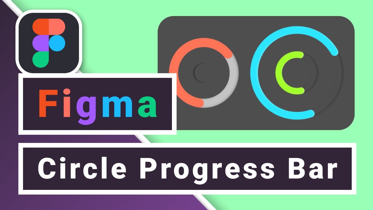 Tutorial Circle Progress bar with Figma