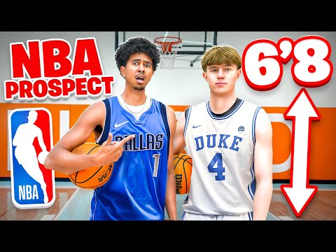 Me vs 6’8 Future NBA DRAFT PICK!
