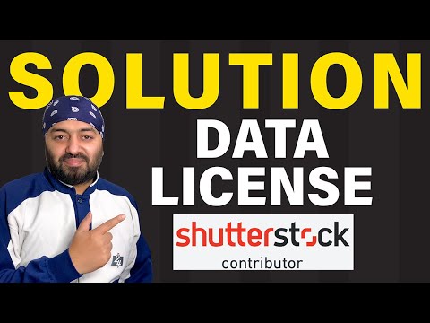 What is Data License? | Shutterstock Contributor | Waleed Arfeen Vlogs