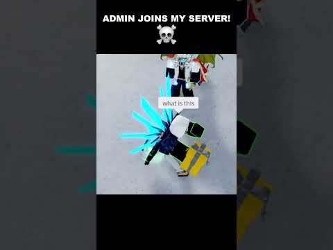 ADMIN JUST JOINED MY SERVER #roblox #bloxfruits #shorts