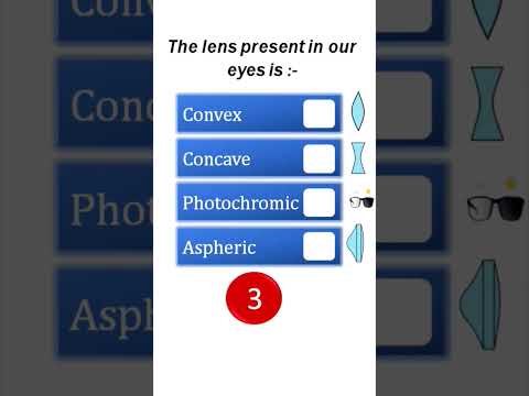 Which lens is present in our eyes ? answer in 5 seconds #quiz #physics #9gemsknowledge