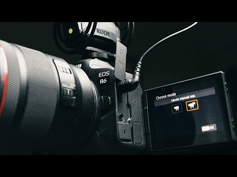 Canon R6: Movie mode settings (4082C002)