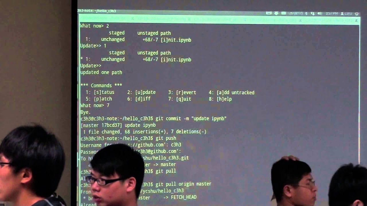 Chia-Chi Chang's Course about GitHub