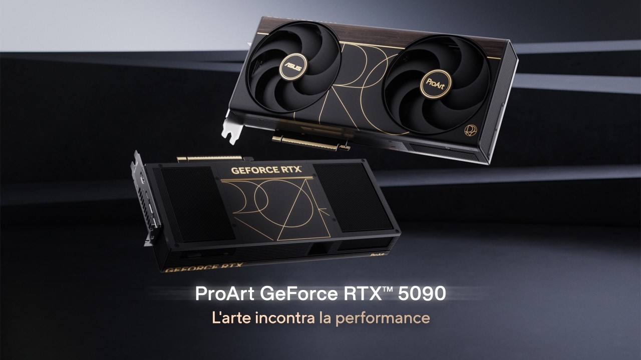 ASUS presenta ProArt GeForce RTX 5090: potenza AI e design compatto per ...