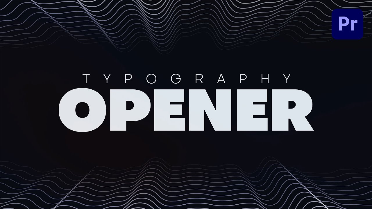 Typography Promo | Premiere Pro Template | Tutorial