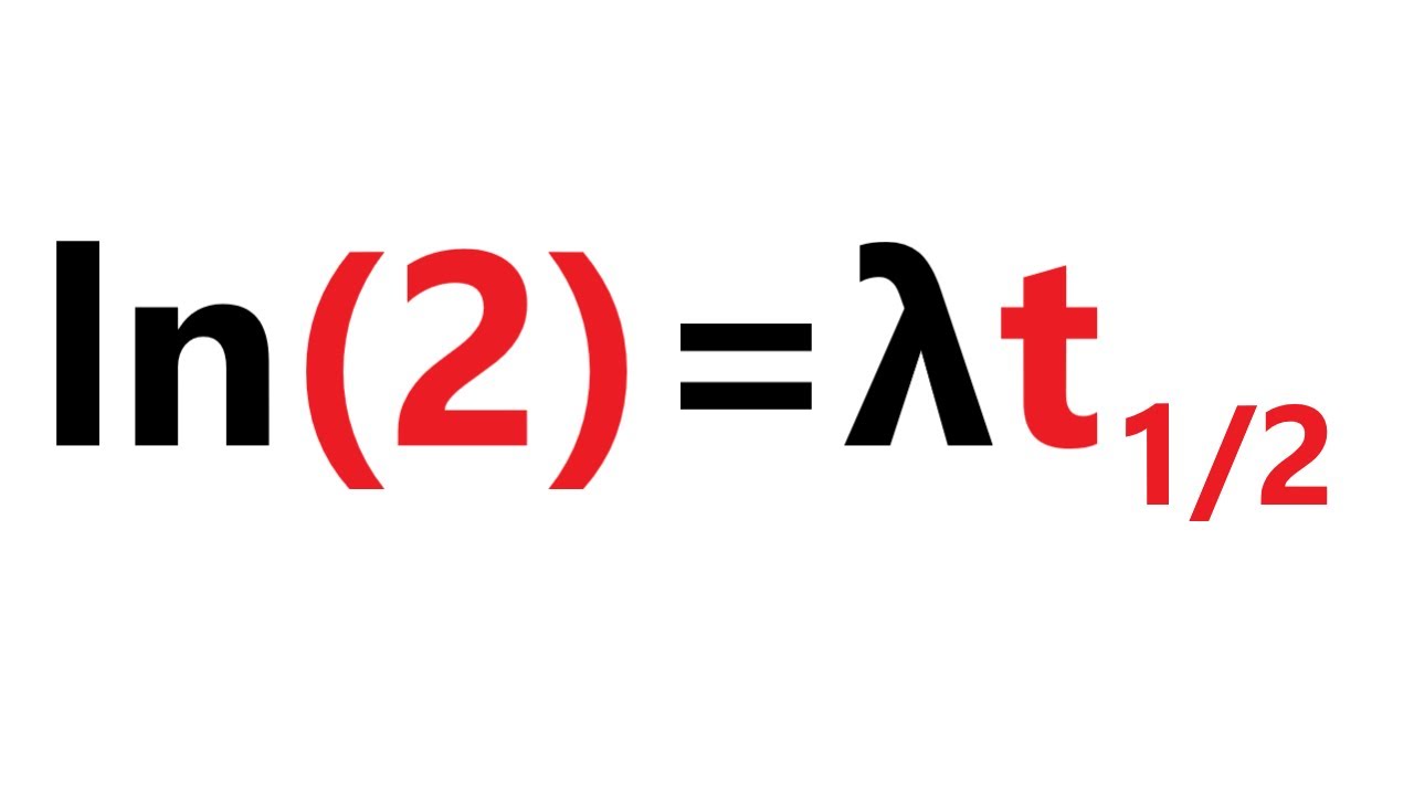 A Level Physics: Deriving the half-life equation