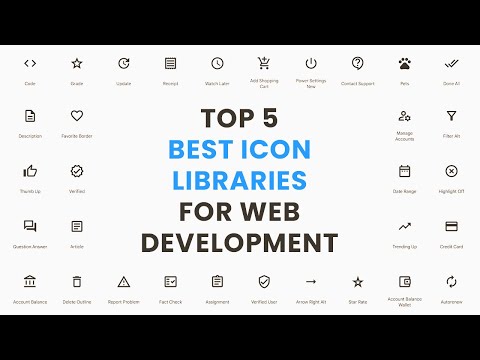 5 Best Icon Libraries For Web Development and How To Use Them Free Icon Packs for Website developers