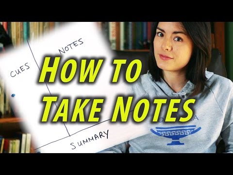 How to Take Great Notes – Study Tips – How to be a Great Student ...