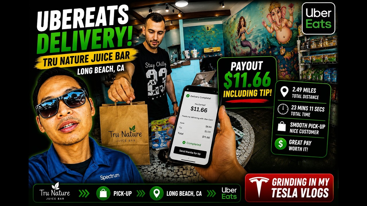 UberEats Delivery in Long Beach, California for Tru Nature Juice Bar