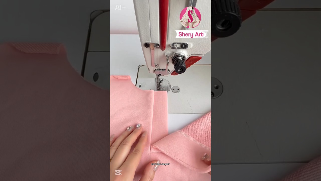 Simple method of opening placket #sewing #shorts