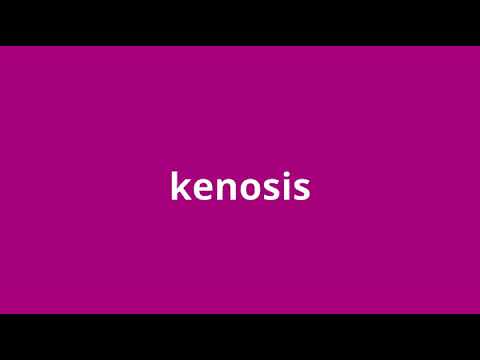 what is the meaning of kenosis