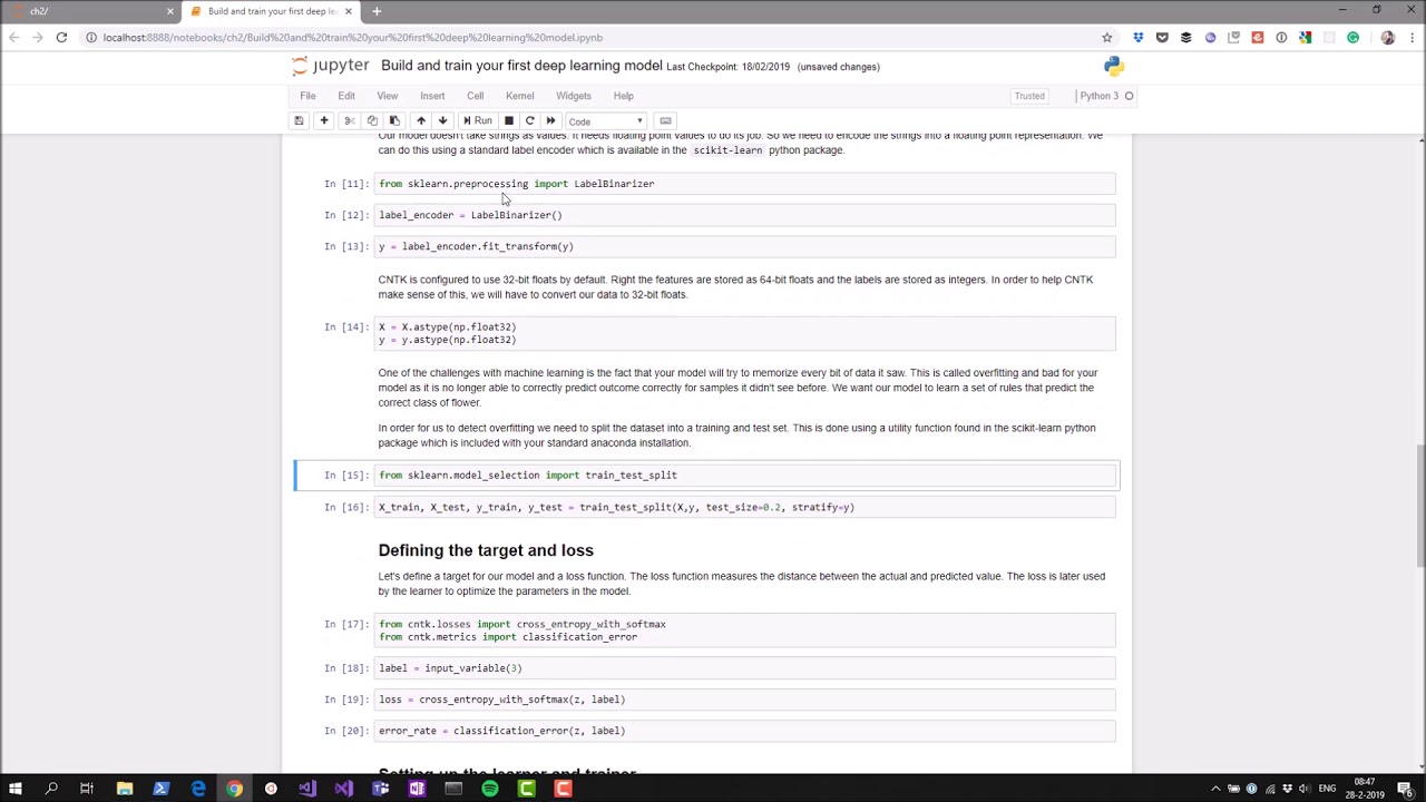 2. Building Neural Networks with CNTK