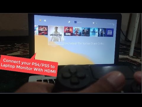 How To Connect PS4 To Laptop Monitor HDMI 2.1 Asus Monitor