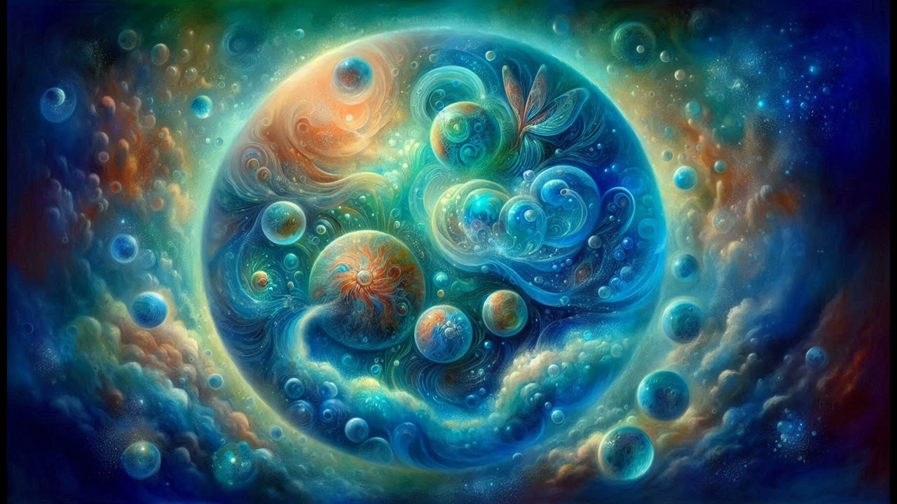 Turquoise Planet | Life of Planets Gallery | 4 Contemporary Oil Paintings | TV Art