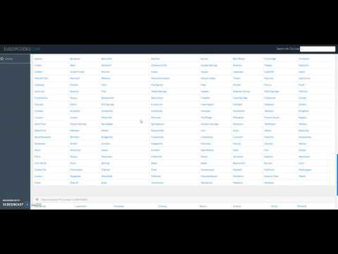 State Arkansas AR USA Zip Codes, Cities, Counties
