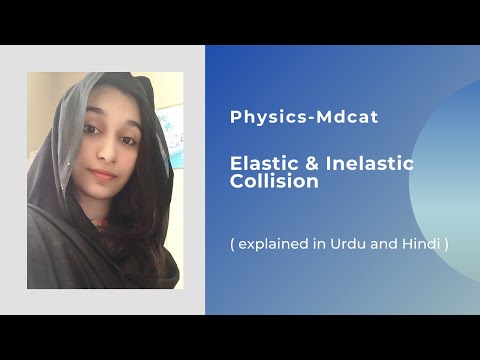 Elastic & Inelastic Collision ( explained in Urdu and Hindi )