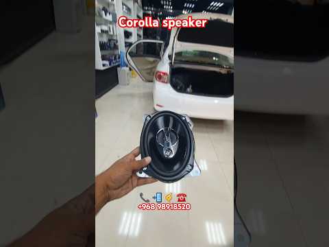 TOYOTA COROLLA ALPINE SPEAKER  upgrade high quality beast one speaker which one this brand Alpine