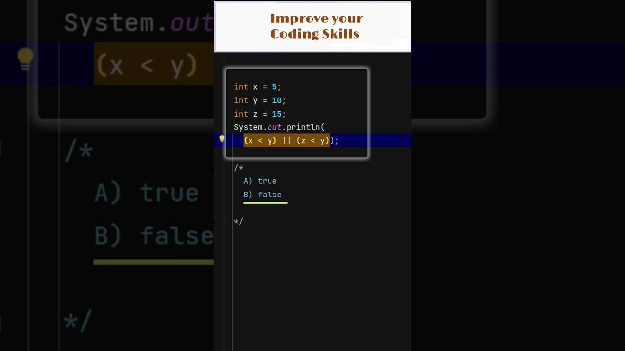 #344 Java Coding Questions MCQ | Practice & Answer in Comments #shorts #java #coding