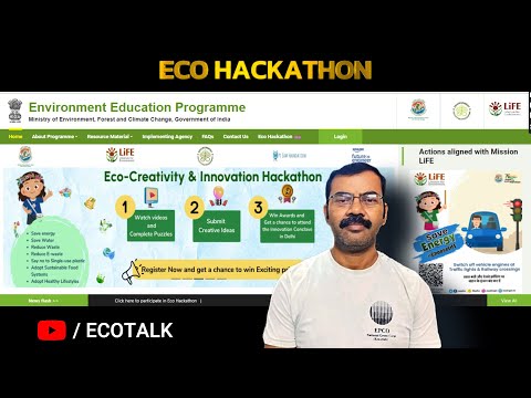 Information on Eco Hackathon Program. ECOTALK Channel