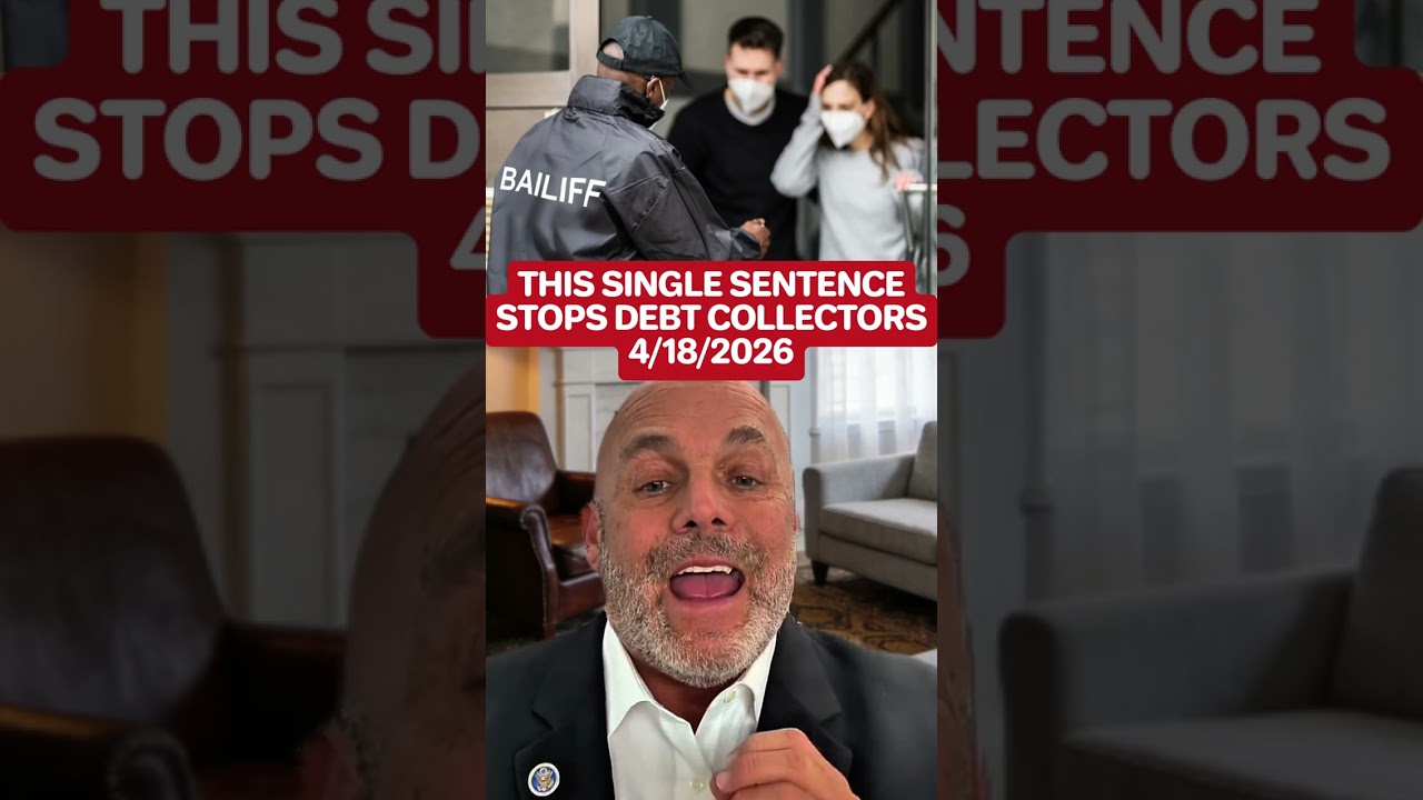 This single sentence legally shuts debt collectors down.