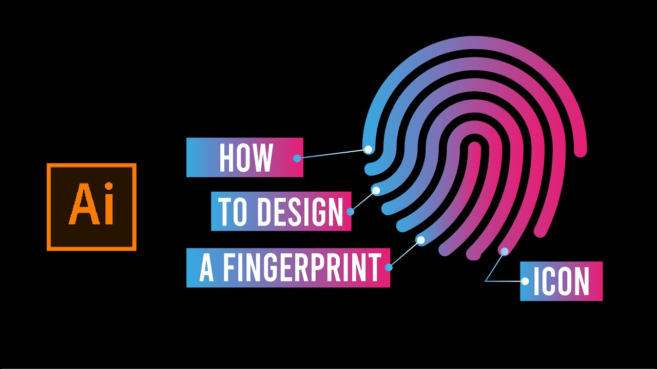 How to Design a Fingerprint Icon in Adobe Illustrator Quick Tutorial