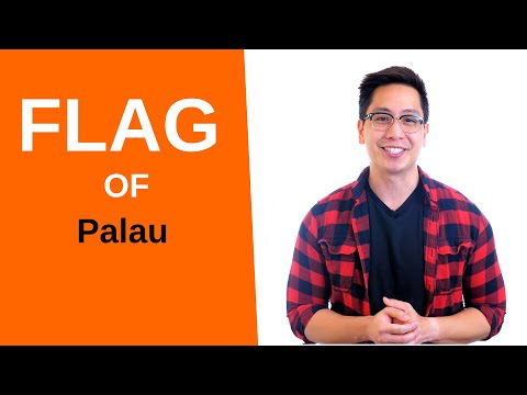 Flag of Palau - ???? How to Draw the Palauan Flag - SVG Vector