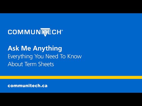 Ask Me Anything: Everything You Need To Know About Term Sheets
