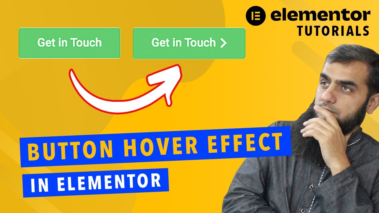 CSS Button with hover effect using Elementor