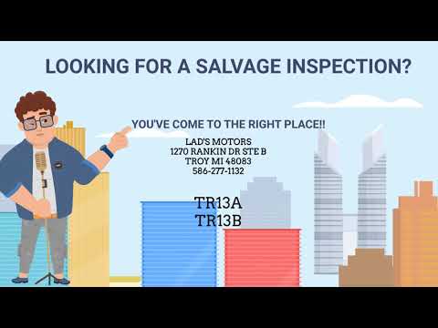 Steps for STATE OF MICHIGAN Salvage Vehicle Inspection, Rebuilt title.