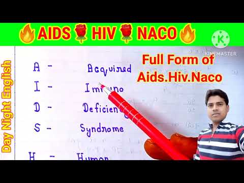 Aids ka full form.Full form of HIV AIDS,Naco.Aids,HIV,Naco ka poora naam#fullformofaids