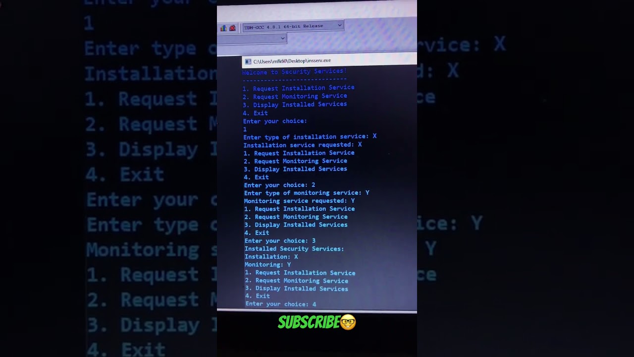 surveillance in c++ IDE dev c++ #cppprogramming #codingtime #codinglife