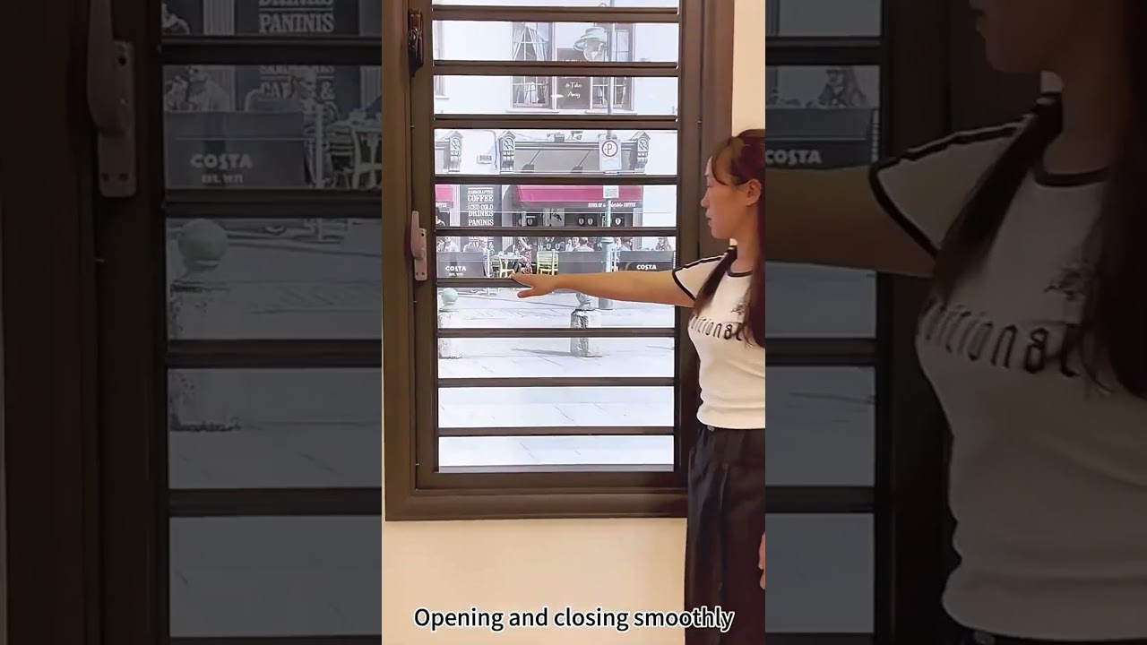 Experience Ultimate Control and Style with Aluminum Glass Louver Windows