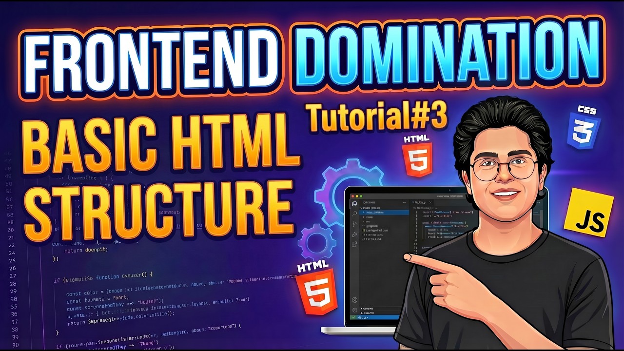 HTML Basic Structure & Boilerplate Explained | Frontend Domination - Tutorial #3