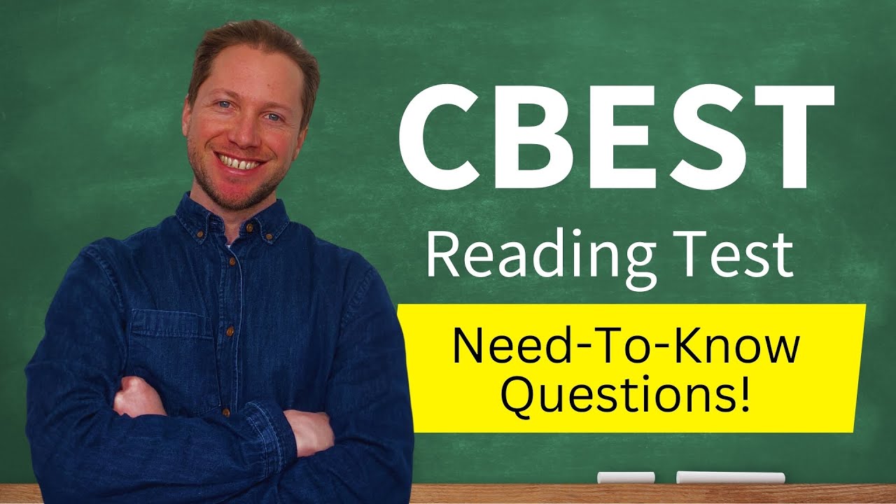 CBEST Reading Test Prep Question Types!