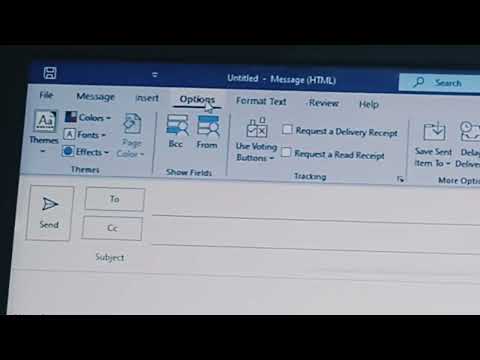 bcc add in outlook | Bcc add kise kren outlook mein