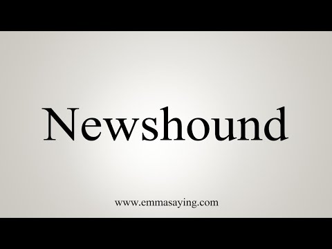 How To Say Newshound