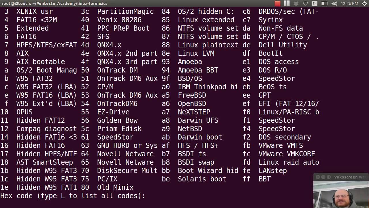 Creating a Linux forensics USB drive part1