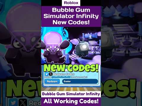 New Codes! For Bubble Gum Simulator Infinity! All New Roblox Bubble Gum Simulator Infinity Codes